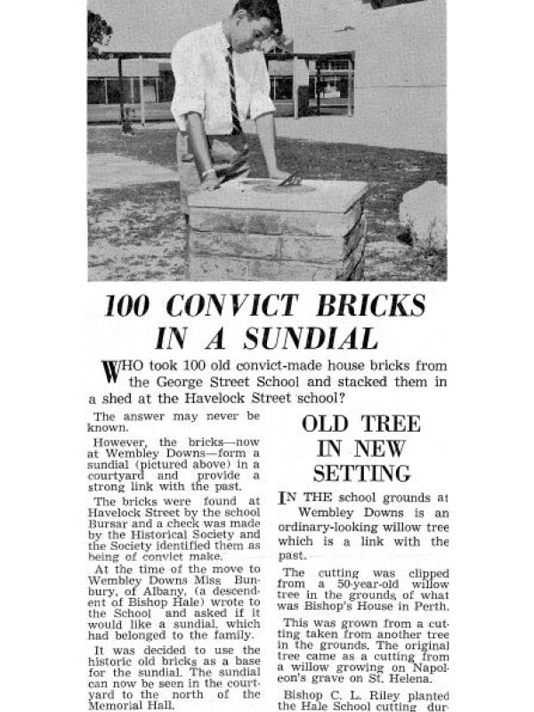 Sundial - Hale School